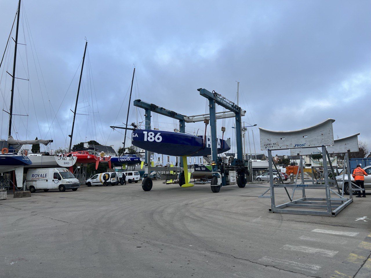 The Class40 IBSA back in the water - IBSA Sailing